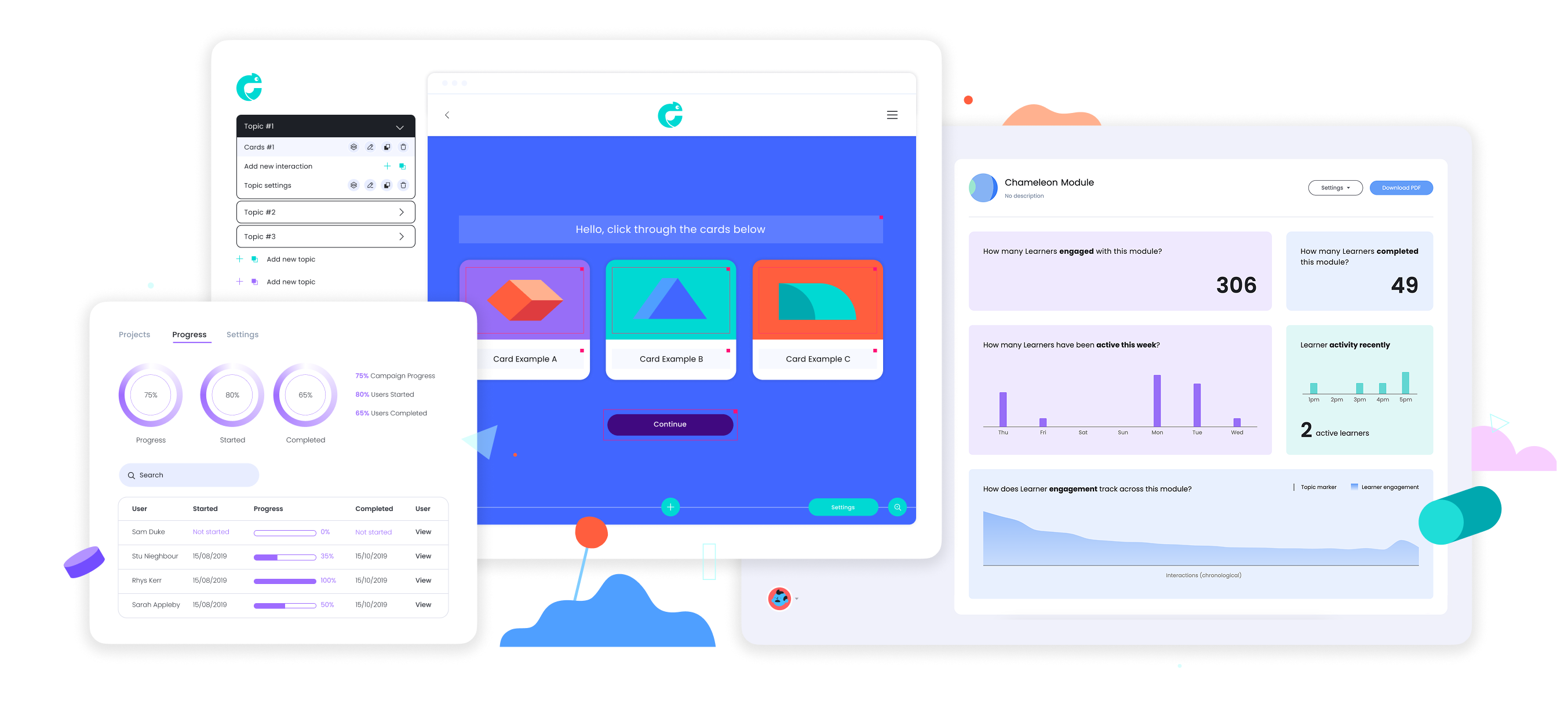 eLearning Authoring, Hosting & Analytics | Chameleon Creator